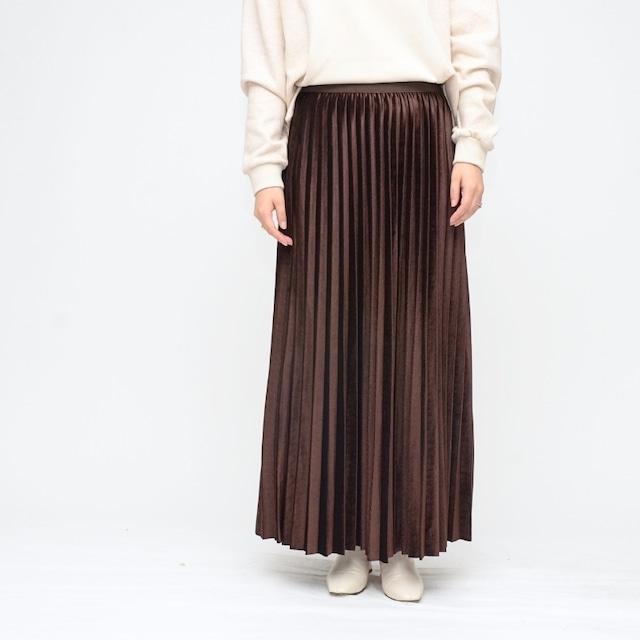 PRAIA／プライアの ベロアプリーツスカート - LEVK-24432 : levk-24432 : メロウザショップヤフー店 - 通販 ...