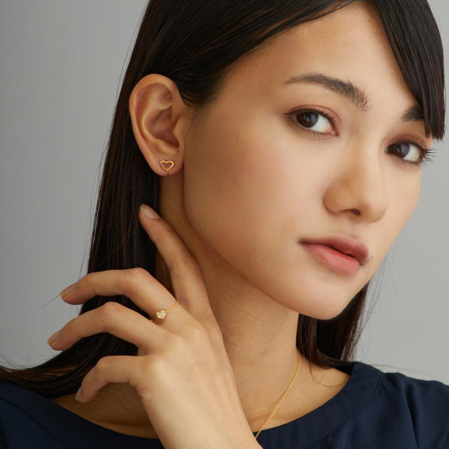 イヤリング 日本製 ノンホール ピアス オープンハート K18GP ハート 金属アレルギー対応 ニッケルフリー レディース : nt-n39 : 日本製 MELODY ACCESSORY ...