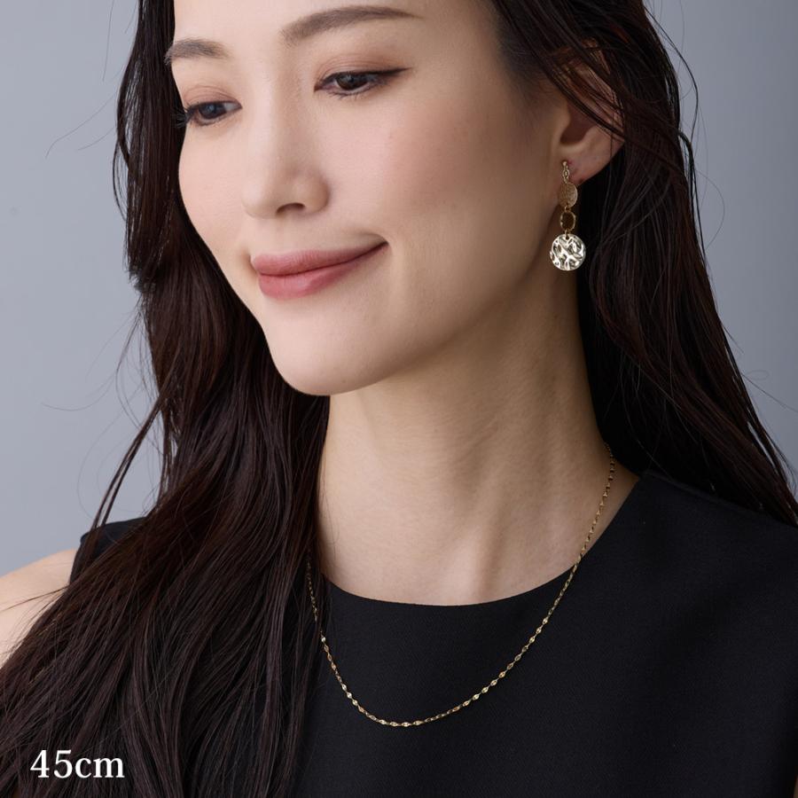 ネックレス チェーンのみ スキンジュエリー ロング K18GP エクレア チェーン ノンアレルギー シンプル レディース おしゃれ プレゼント アクセサリー : op-ch17 : 日本製 ...