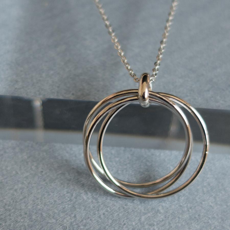 Melody Accessory ロングネックレス 日本製 レディース k18gp 30代 40代 50代 大人 ペンダント ロング ネックレス カジュアル ゴールド3連 フープ クリスマス ...