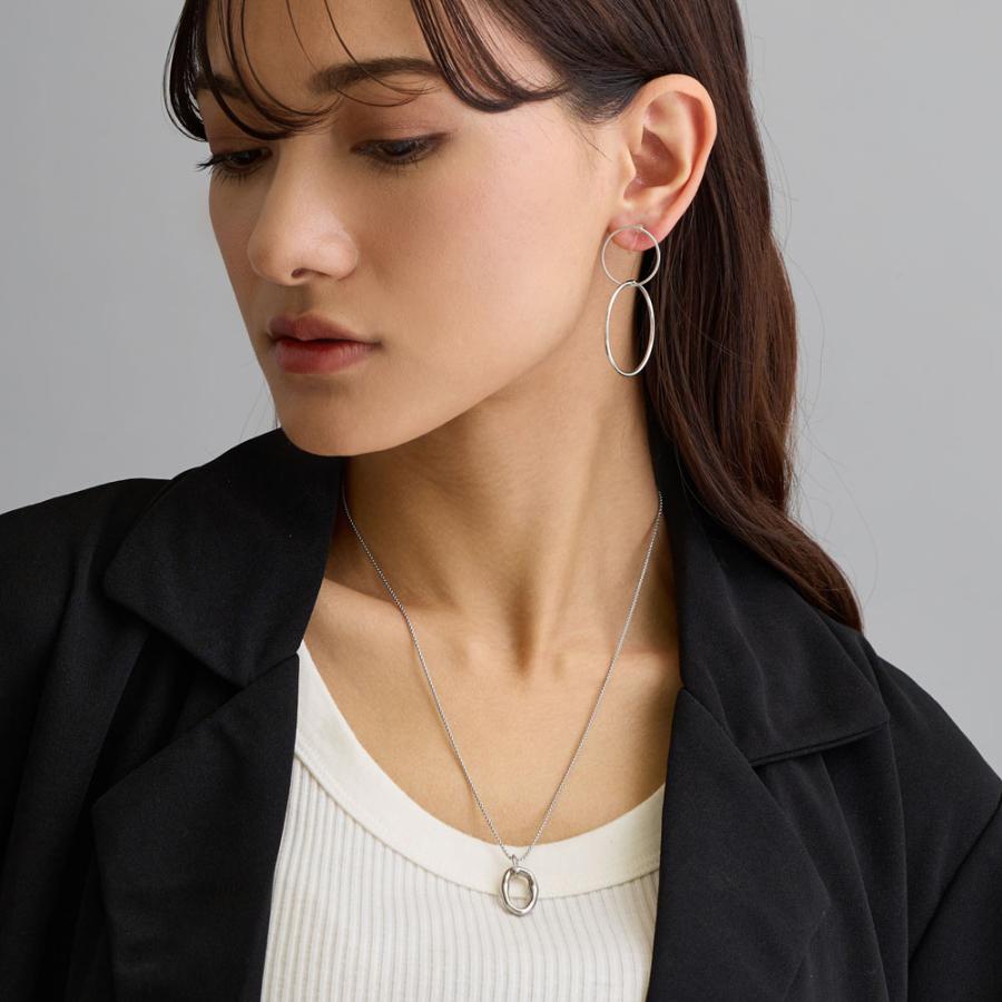 ステンレス ネックレス K18GP オーバル モチーフ チェーン ゴールド メタル トレンド オフィス 小ぶり シンプル 大人 ブランド チェーン おしゃれ プレゼント :st-n4:日本製 ...