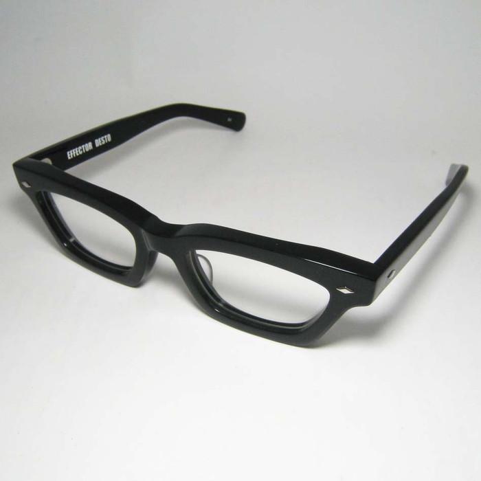 EFFECTOR エフェクター クラシック 眼鏡 メガネ フレーム サングラス DESTO-BK 度付可 ブラック : メガネのミルック - 通販 - Yahoo!ショッピング