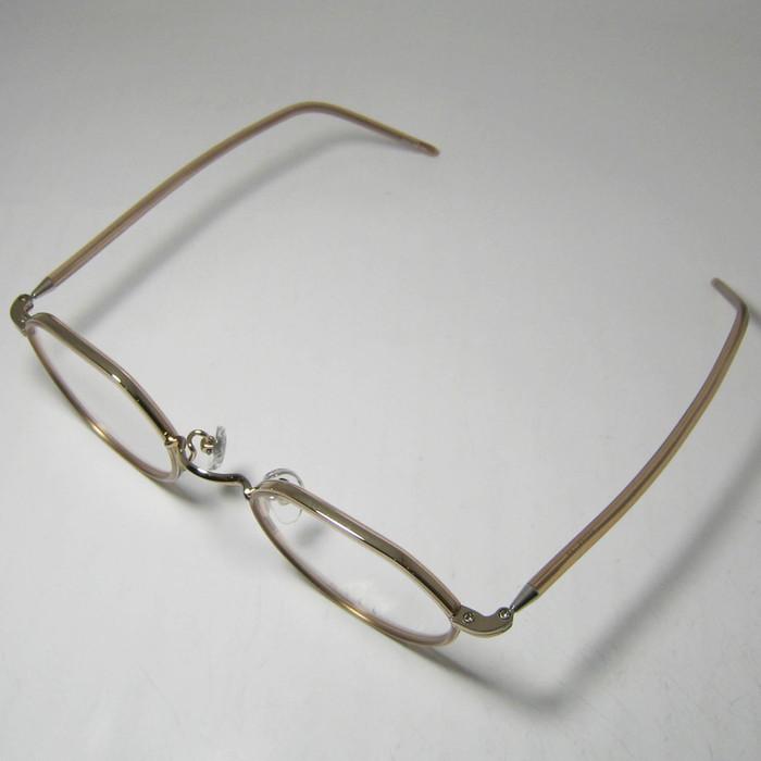 eits エイチ 日本製 レディース HAMAMOTO ハマモト 軽量 眼鏡 メガネ フレーム H1190-3-46 度付可 ブラウン ゴールド : h1190-3 : メガネのミルック ...
