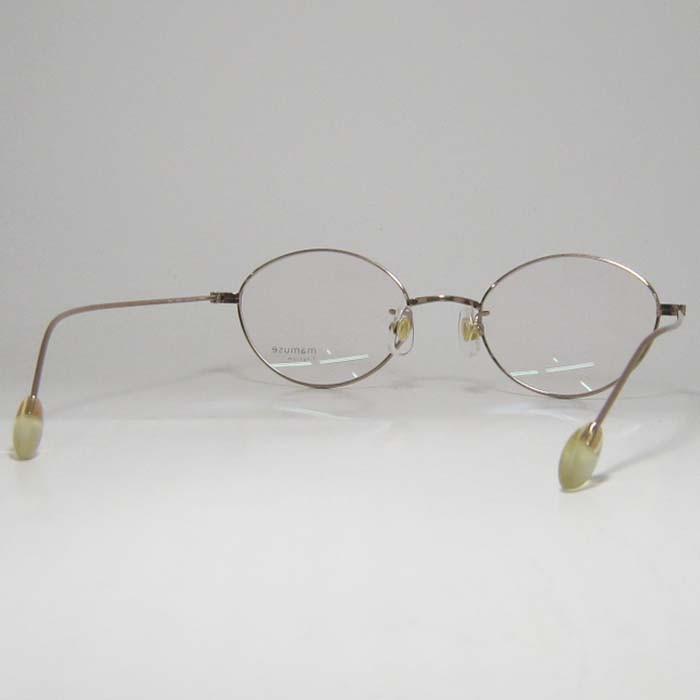 mamuse マミューズ 日本製 軽量 眼鏡 メガネ フレーム m8032-WHBE 47サイズ 度付可 ホワイトベージュ : メガネのミ ...