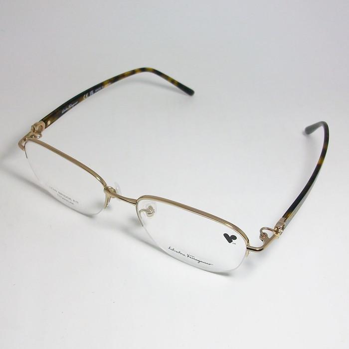 FERRAGAMO フェラガモ レディース ラウンド ボストン 眼鏡 メガネ フレーム SF2579LB-717-51 度付可 シャイニー ...