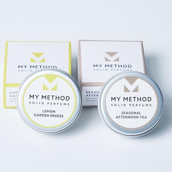 MY METHOD 練り香水 マイメソッド メンズ レディース ソリッドパフューム 2種セット (レモン ガーデン ブリーズ＆シーゾナル ...