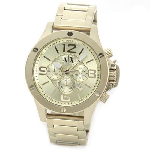 アルマーニエクスチェンジ 腕時計 メンズ ARMANI EXCHANGE ゴールドカラー スタイリッシュでビジネスユースもお薦めのメンズ ...