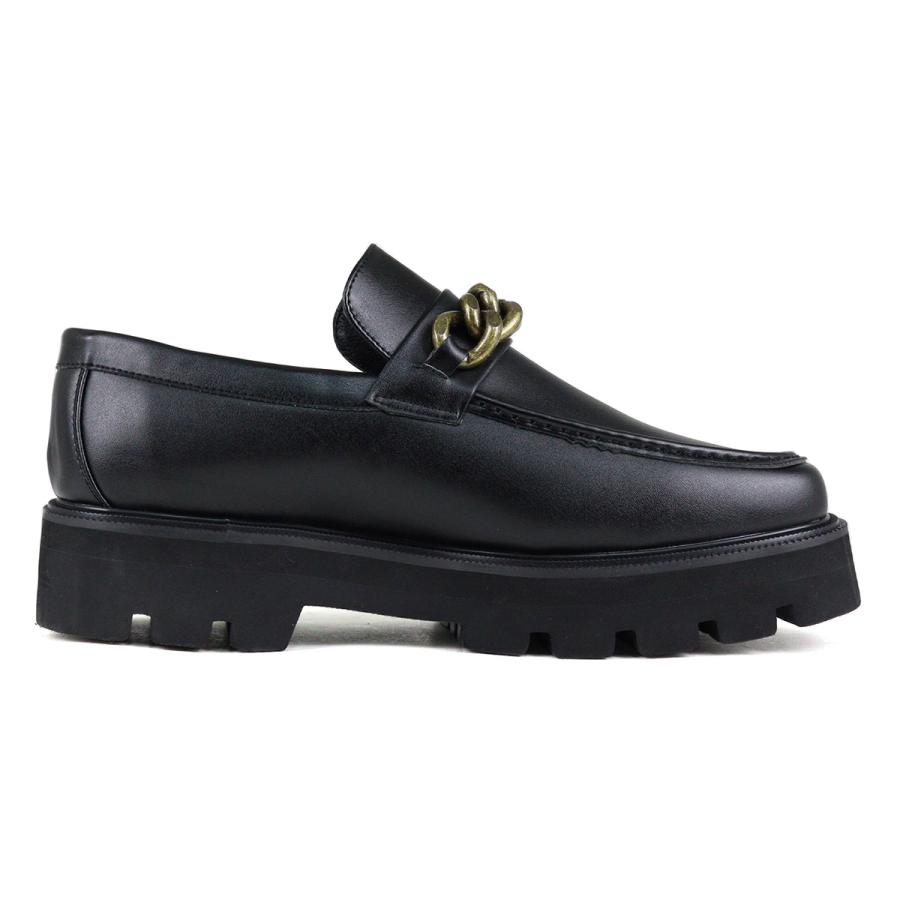 革靴 メンズ カジュアル 黒 厚底 ローファー Uチップ 軽い 歩きやすい レザー 合成皮革 紳士 25-27cm No.1731 ラブハンター :104-1731:靴のジールマーケット ...