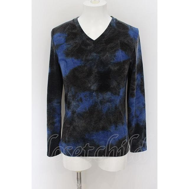 【WINTERセール】SHELLAC / ムラ染めVネックニットソー 44 ブルー O-24-09-25-059-SH-to-YM-ZT446 : mensclosetchild - 通販 ...
