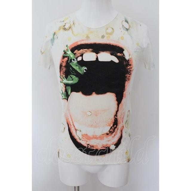 【WINTERセール】maxsix / フロッグLIPプリントTシャツ S アイボリー O-24-10-10-008-ma-ts-YM-ZT057 : mensclosetchild - 通販 ...