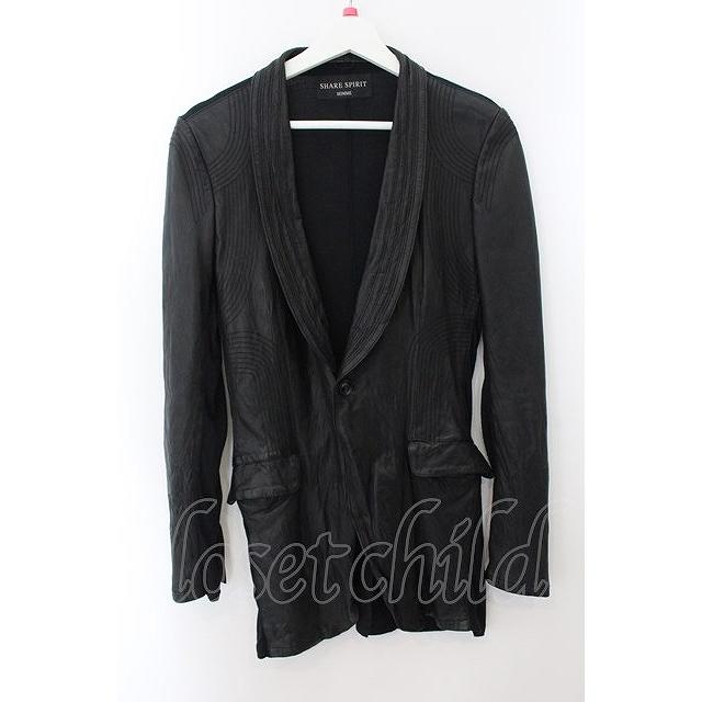 SHARE SPIRIT / ビスコースコンビシープレザージャケット 46 ブラック O-24-11-10-004-SH-to-YM-ZT-ML001 : 2100080000032505 ...