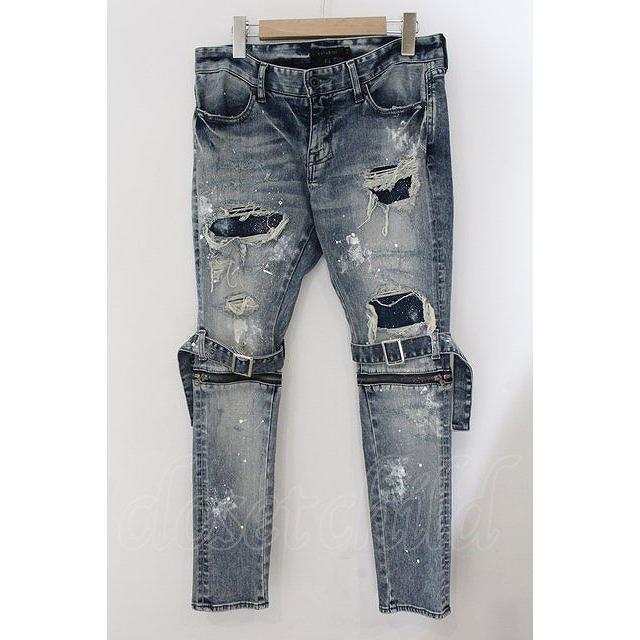 CIVARIZE / ベルトデザイン膝ZIPスキニーデニムパンツ 44 インディゴ O-24-11-30-054-CI-pa-YM-ZT218 : mensclosetchild - 通販 ...