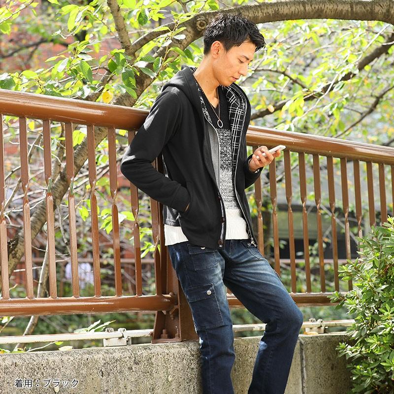 パーカー メンズ ジップ 無地 ジップアップ 長袖 ダブルジップ 30代 40代 50代 MENZ-STYLE メンズスタイル :07-mz240000:MENZ-STYLE - 通販 ...