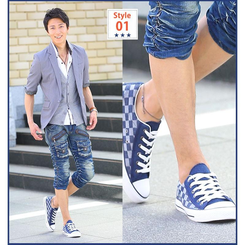 靴 メンズ シューズ スニーカー チェック おしゃれ 40代 50代 30代 メンズスタイル イケオジ : MENZ-STYLE メンズスタイル - 通販 - Yahoo!ショッピング