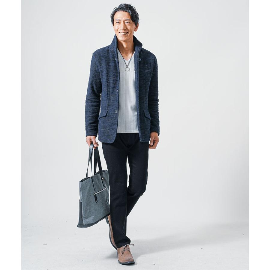 カットソー メンズ トップス Tシャツ 長袖 杢 Vネック ストライプ オールシーズン 服 30代 40代 50代 MENZ-STYLE メンズスタイル :70-3337-33:MENZ ...