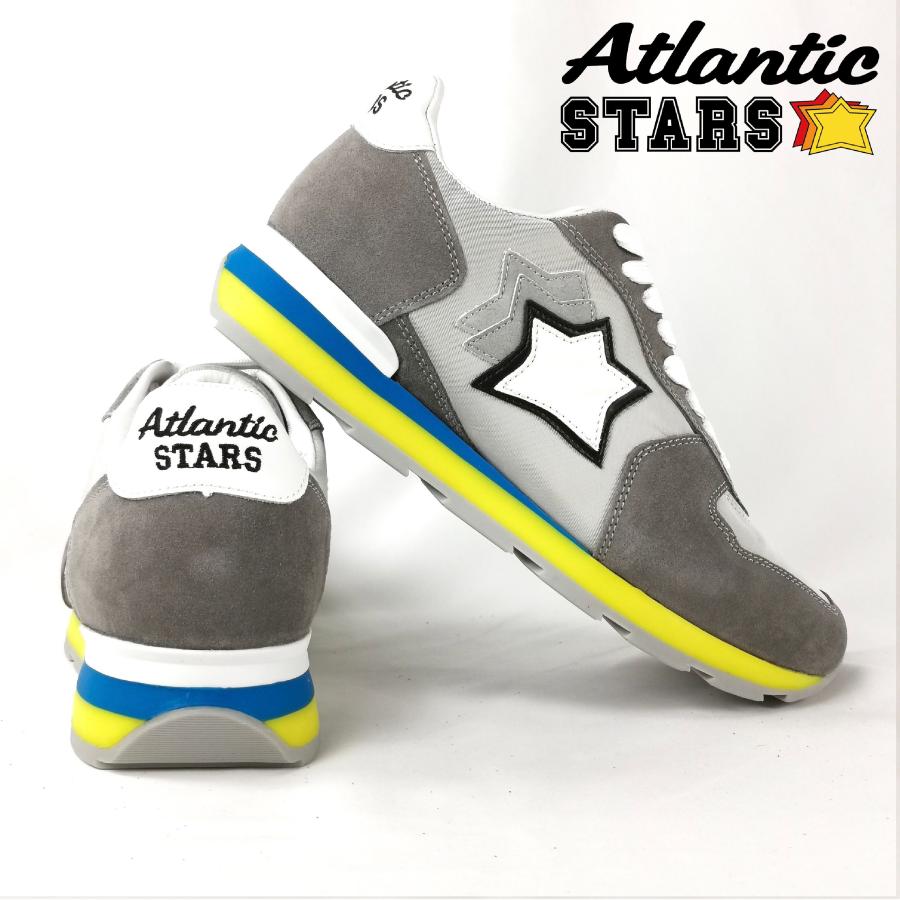Atlantic STARS アトランティックスターズ スニーカー ライトグレー ANTARES ANTARC MABM BT106 : メ ...