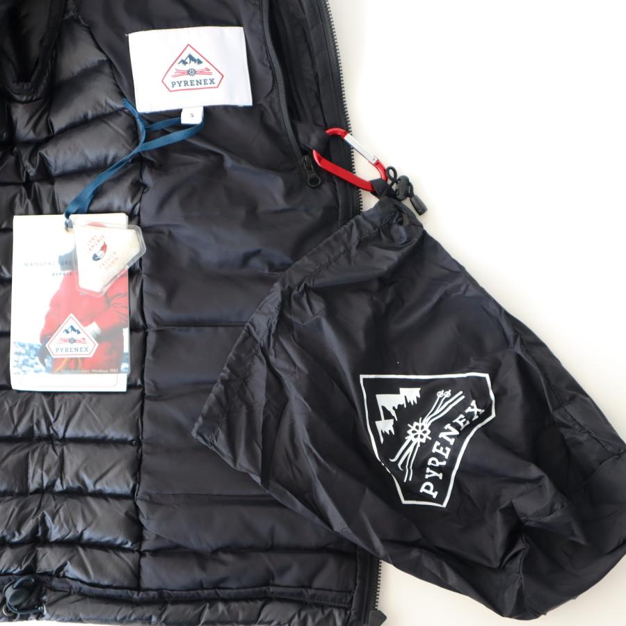 Pyrenex ピレネックス ダウンジャケット メンズ ブラック 黒 PYRENEX BRUCE HOODED JACKET HMR018 : メラビリエ - 通販 - Yahoo!ショッピング