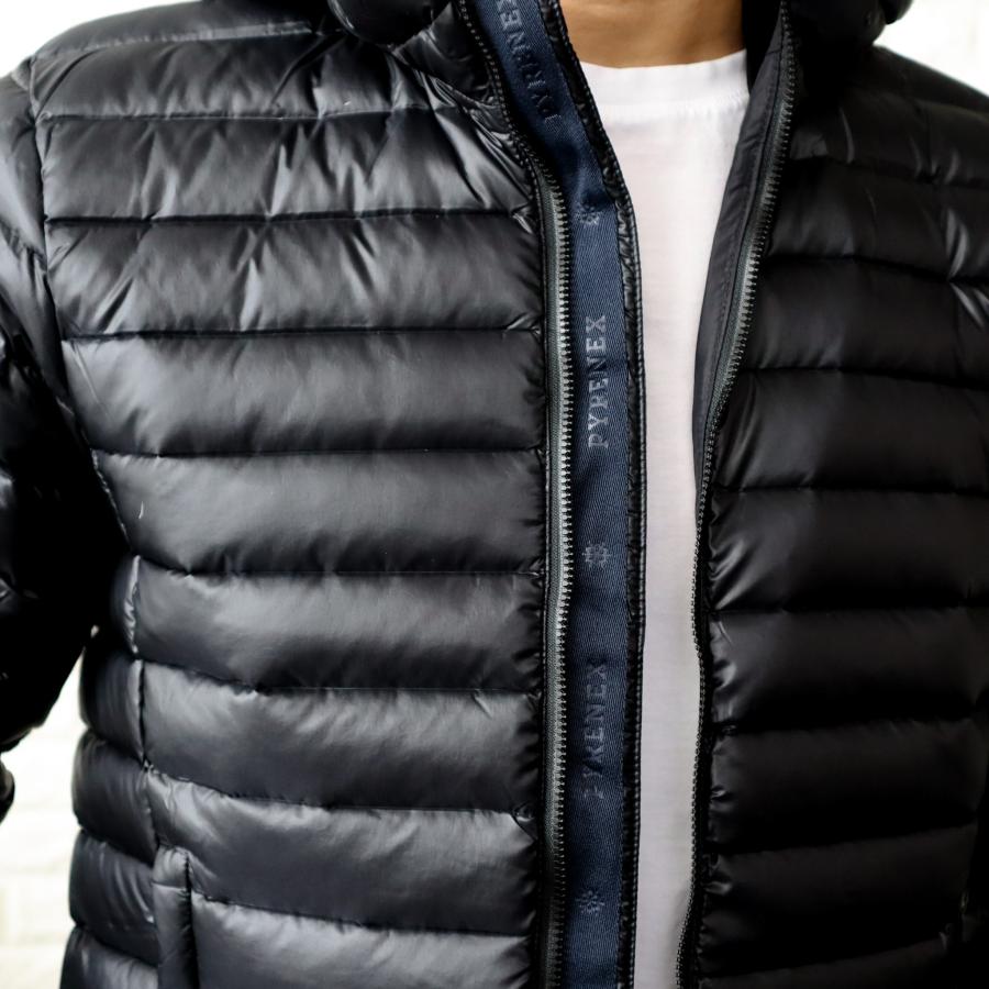 Pyrenex ピレネックス ダウンジャケット メンズ ブラック 黒 PYRENEX BRUCE HOODED JACKET HMR018 : メラビリエ - 通販 - Yahoo!ショッピング