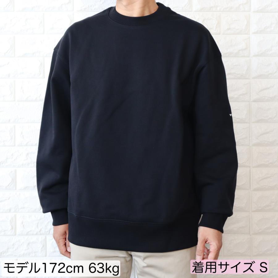 Y-3 【並行輸入品】Y-3 ワイスリー トレーナー メンズ ブラック 黒 アディダス ユニセックス ロゴ スウェット クルーネック 長袖 ...