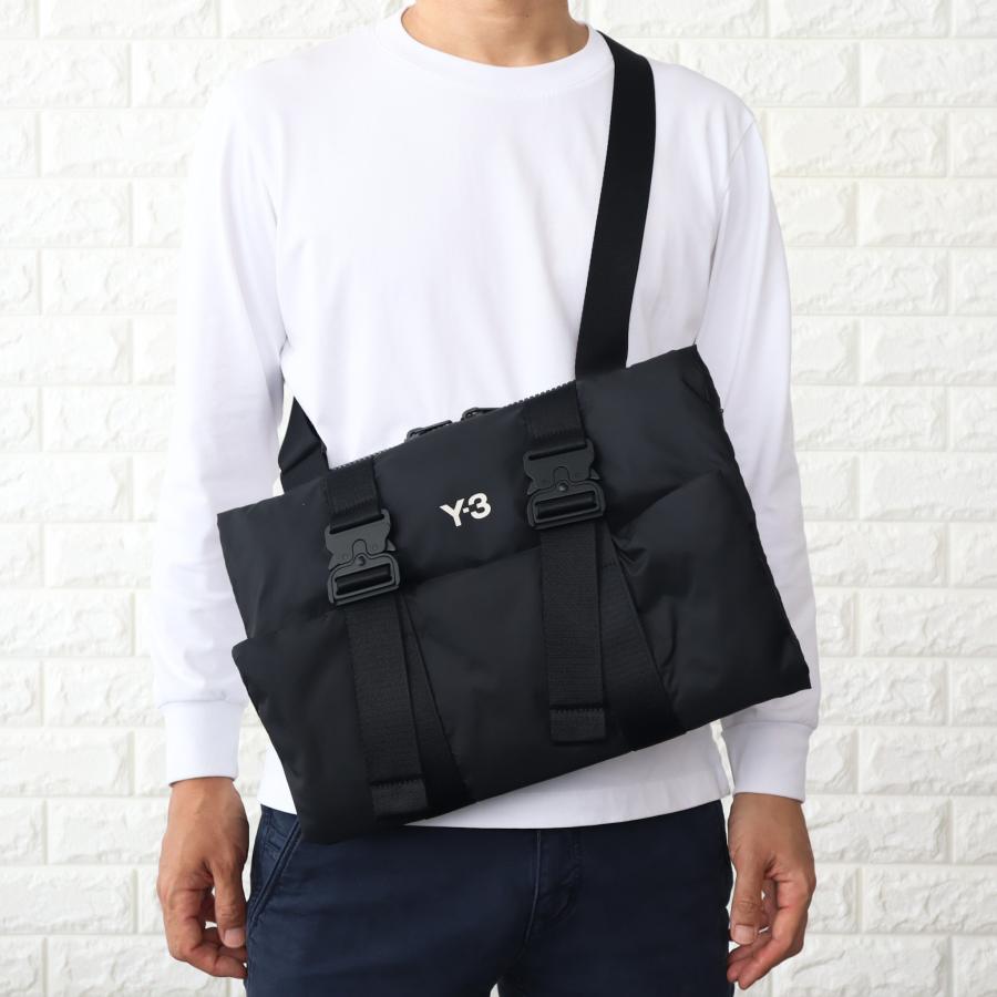 Y-3 ワイスリ- Y3 ショルダーバッグ クロスボディバッグ メンズ ブラック 黒 ロゴ BODY BAG IR5775 X BODY ...