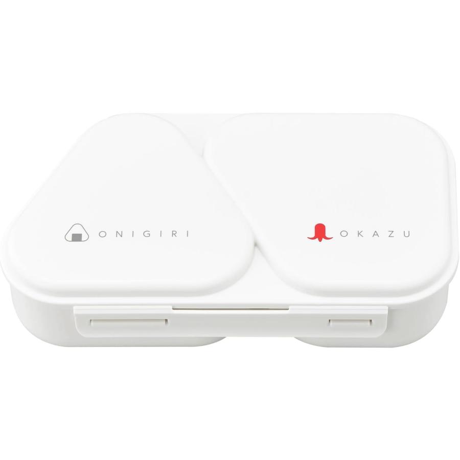 OSK オーエスケー おにぎりランチケース 弁当箱 ホワイト 465ml 日本製 LS-15 : メルカートYahoo!店 - 通販 - Yahoo!ショッピング