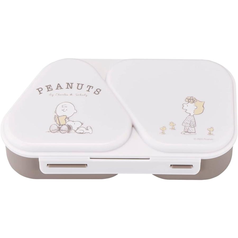 OSK オーエスケー 弁当箱 おにぎりランチケース ランチボックス PEANUTS EVERYDAY スヌーピー ピーナッツ ベージュ 465ml : 4970825138690 : メル ...