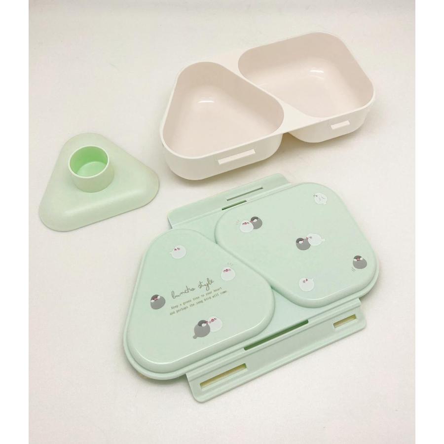 OSK オーエスケー 弁当箱 文鳥 おにぎりランチケース 465ml 日本製 電子レンジ対応 LS-15 : メルカートYahoo!店 - 通販 - Yahoo!ショッピング