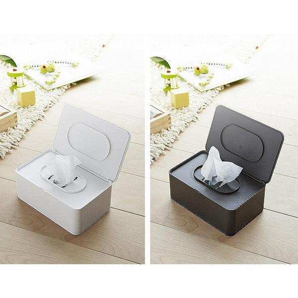 山崎実業 おしり拭きケース スマート ホワイト ブラウン 3255 3256 ウエットティッシュ お掃除シートも収納できるおしりふきケース ウェットティッシュホルダー : メルシープレゼント ...