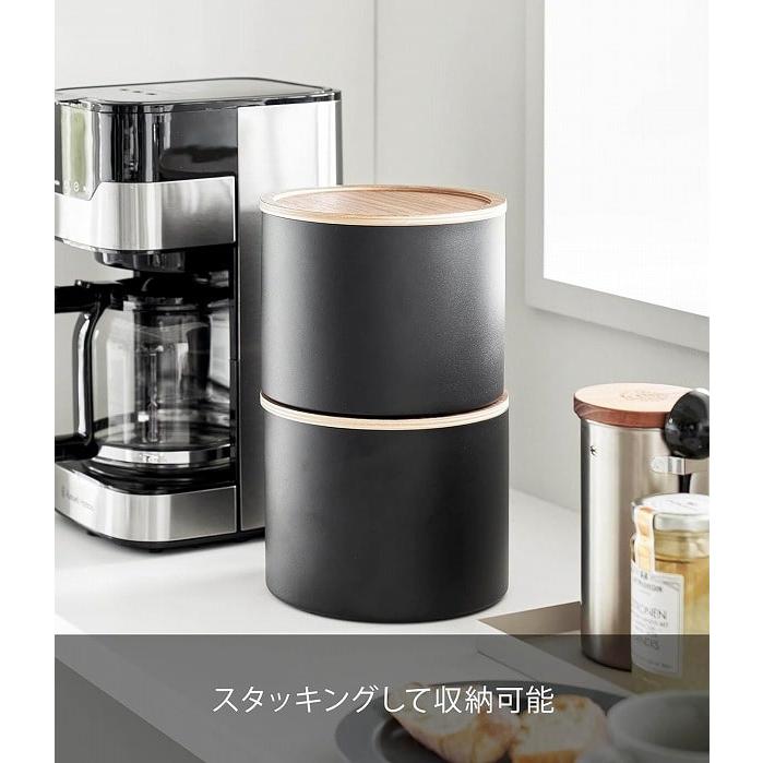 山崎実業 バスケット型コーヒーペーパーフィルターケース リン L 4568 4569 収納ケース 保存容器 小物入れ お菓子入れ 収納ボックス フタ付き ドリップコーヒー : メルシー ...