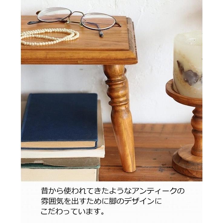スモールテーブル ナインマーケ パイン 木製 クレエ Creer 50230345 ディスプレイ 飾り台 アンティーク風 ナチュラル モダンミニ スモール おしゃれ (送料無料) : メルシー ...