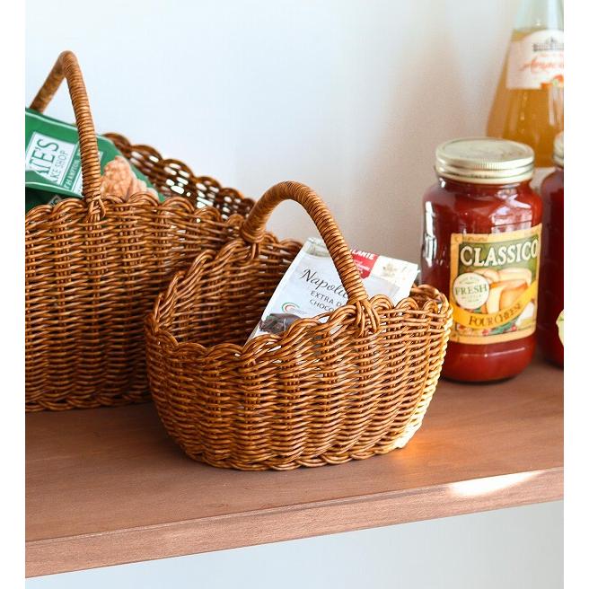 ユティル オーバルワンハンドルバスケット S バスケット 水洗いができる クレエ ユティル Creer UTILE 92240013 かご カゴ 整理ボックス おしゃれ : メルシープレゼント ...