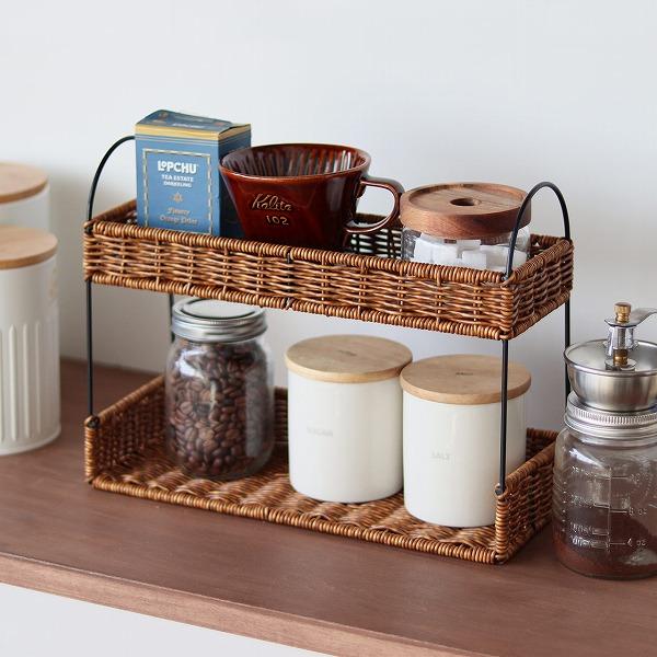 ユティル アイアンスパイスラック バスケット 水洗いができる クレエ ユティル Creer UTILE 92240022 バスケット かご カゴ 整理ボックス キッチン整理 おしゃれ :cre ...