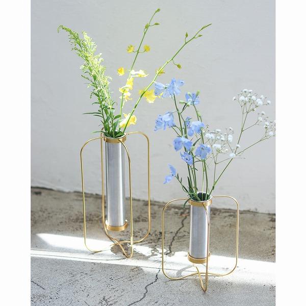 花瓶 一輪挿し フラワーベース インブルーム アルミシリンダースタンドS ドライフラワー専用 クレエ Creer 壁掛け 壁 一輪挿し アンティーク風 花瓶 フラワー : cre-9225 ...