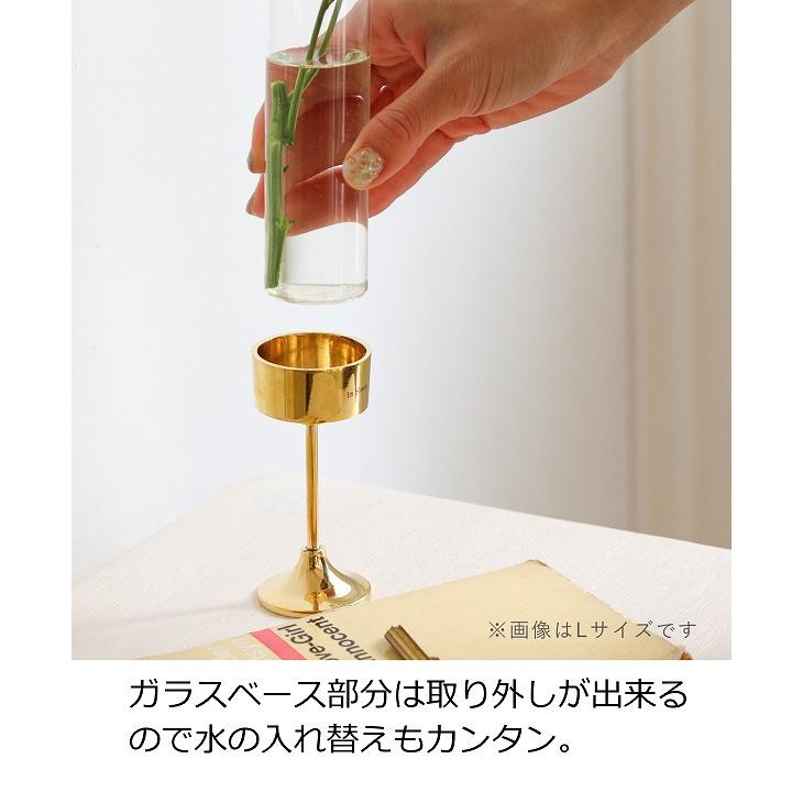 花瓶 一輪挿し ブラスキャンドルスタンドフラワーベース Lサイズ クレエ Creer 壁掛け 壁 アンティーク風 フラワーベース/木/花/ おしゃれ : メルシープレゼント 雑貨屋 - 通販 ...