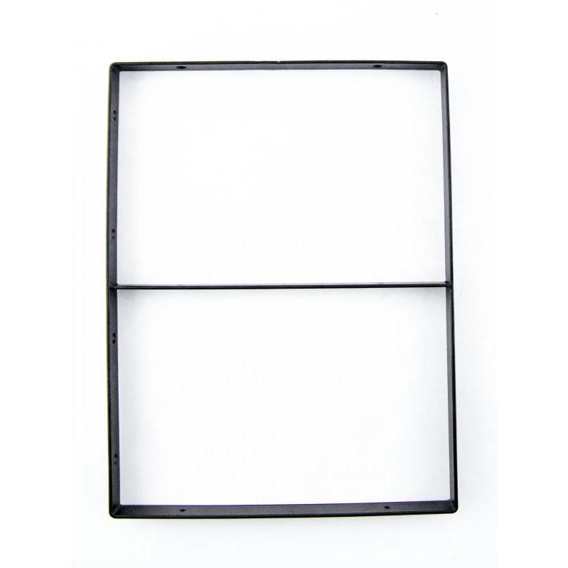 AXCIS（アクシス） アイアンスクエアウォールシェルフ M シェルフブラケット 2段 Mサイズ ブラケット 棚受け アイアン ブラック HS2867 ウォールシェルフ 金具 アンティーク風 ...