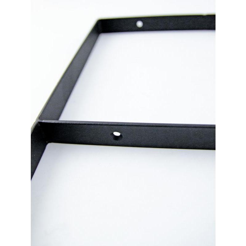 AXCIS（アクシス） アイアンスクエアウォールシェルフ M シェルフブラケット 2段 Mサイズ ブラケット 棚受け アイアン ブラック HS2867 ウォールシェルフ 金具 アンティーク風 ...