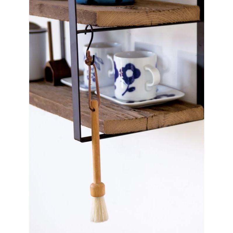 AXCIS（アクシス） アイアンスクエアウォールシェルフ M シェルフブラケット 2段 Mサイズ ブラケット 棚受け アイアン ブラック HS2867 ウォールシェルフ 金具 アンティーク風 ...