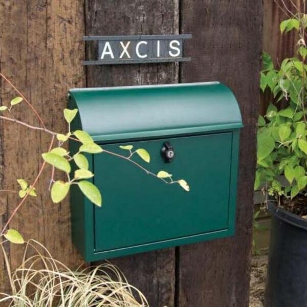 AXCIS（アクシス） ルーフィングポスト グリーン ホームステッド HS2965 Homestead タテ開き、A4サイズまで対応 おしゃれ インテリア クラシックポスト ポスト ...
