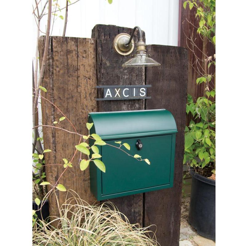 AXCIS（アクシス） ルーフィングポスト グリーン ホームステッド HS2965 Homestead タテ開き、A4サイズまで対応 おしゃれ インテリア クラシックポスト ポスト ...