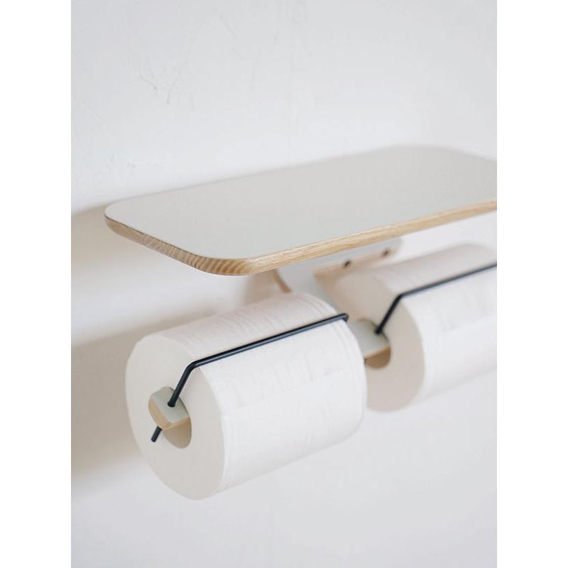 ペ−パーホルダー ダブル rum グレー アクシス AXCI L2161 トイレットペーパーホルダー トイレ ペーパーホルダー トイレットペーパー おしゃれ(送料無料) : メルシープレゼント ...