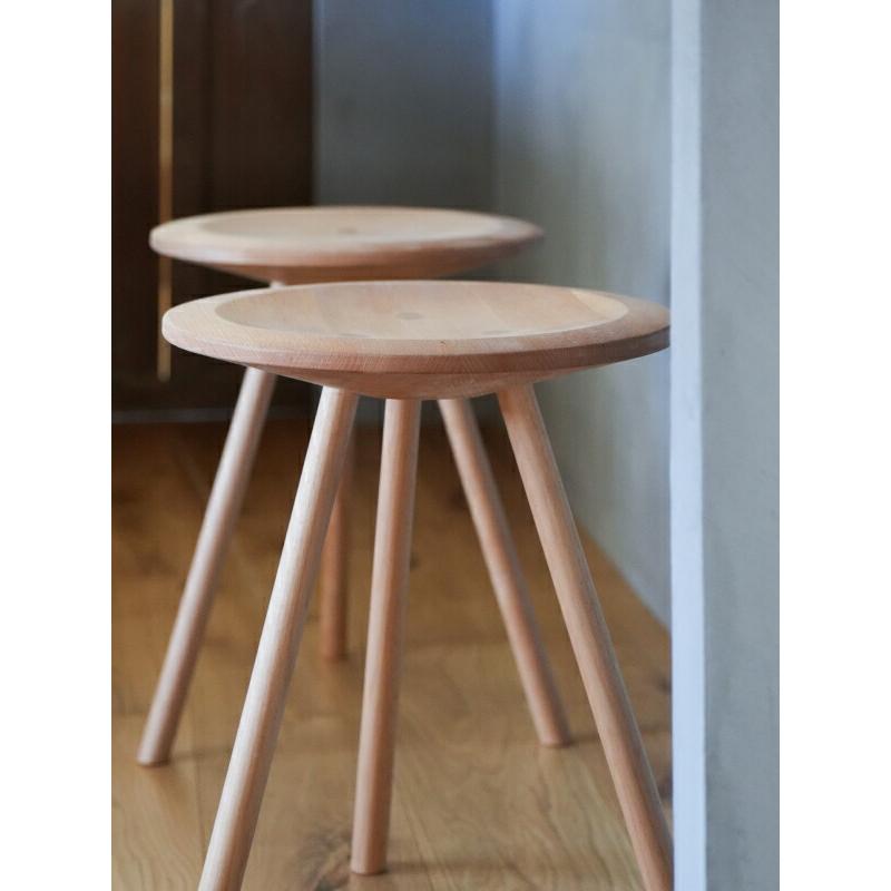 チェアー 3足 スツール ラウンド ビーチ材 3legs stool round 腰掛け 木製 アクシス axcis 北欧 アジアン ナチュラル インテリア テイスト 家具 (送料無料 ...