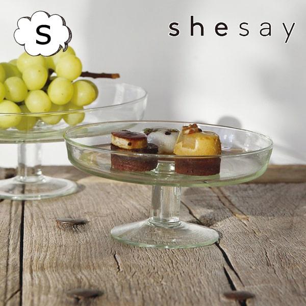 リューズガラス コンポート Sサイズ shesay 志成販売 ZL-372352 ケーキスタンド ガラス ガラスコンポート フルーツ皿 果物皿 ...