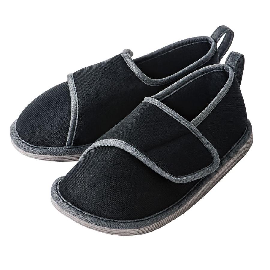 転倒予防シューズ つま先つき ブラック L 091384 1足 竹虎（タケトラ）【返品不可】 :1129649:MeReCare-y(メリケア ...