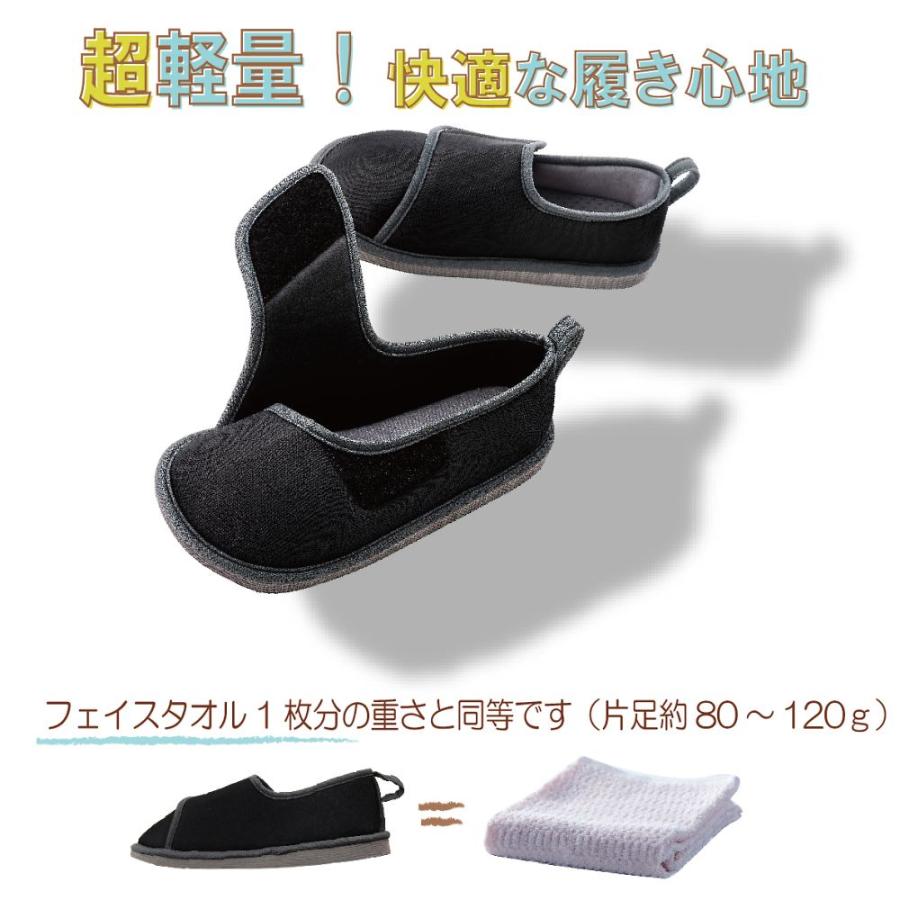 転倒予防シューズ つま先つき ブラック L 091384 1足 竹虎（タケトラ）【返品不可】 :1129649:MeReCare-y(メリケア ...