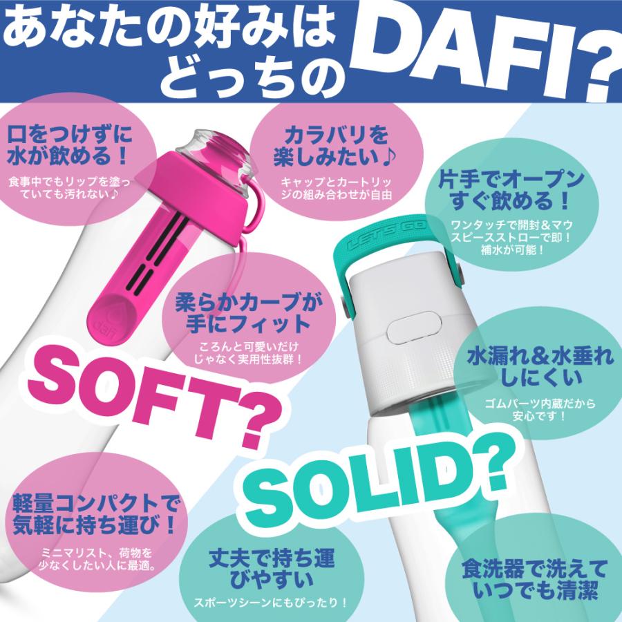 dafi DAFI ダフィ SOLID ソリッド 携帯用 浄水ボトル 700ml ボトル型 浄水器 ハードタイプ 水筒 ろ過 マイボトル 【日本仕様・日本正規品】 : ワンちゃんの楽園 メル ...
