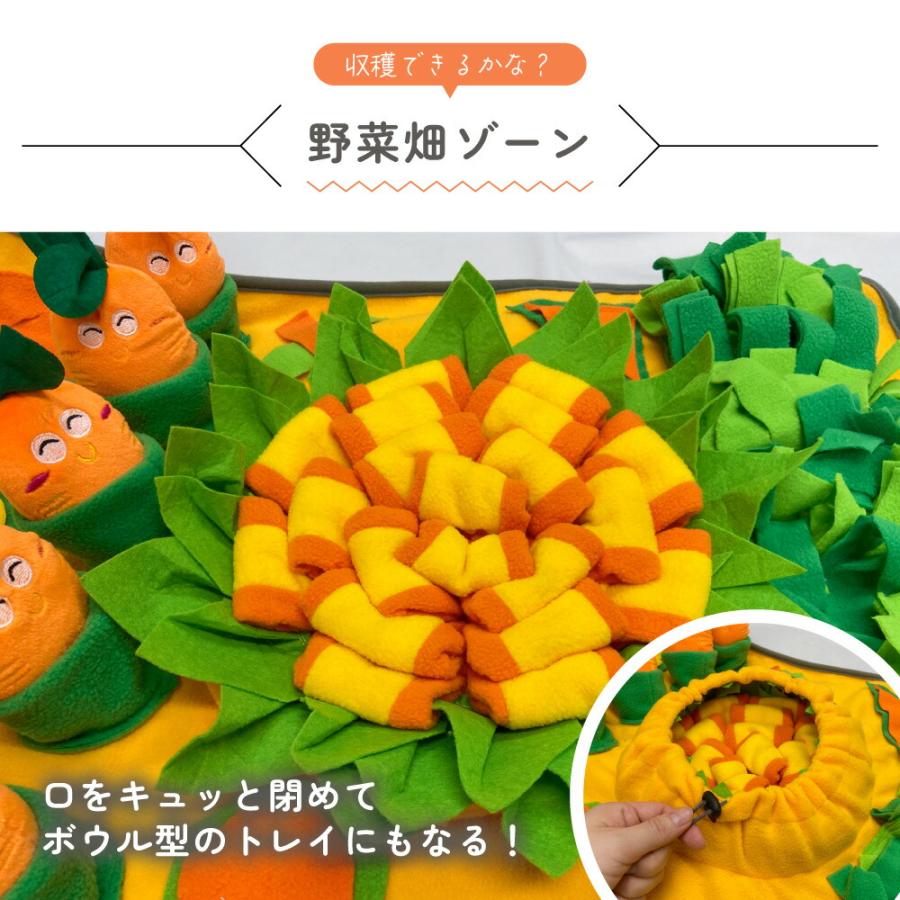 わが家のアイドル ノーズワーク マット にんじん畑 にんじん 犬 犬用 おもちゃ 知育玩具 運動不足 早食い防止 嗅覚訓練 音が鳴る ぬいぐるみ 手洗い可 小型犬 中型犬 大型犬 : ワン ...