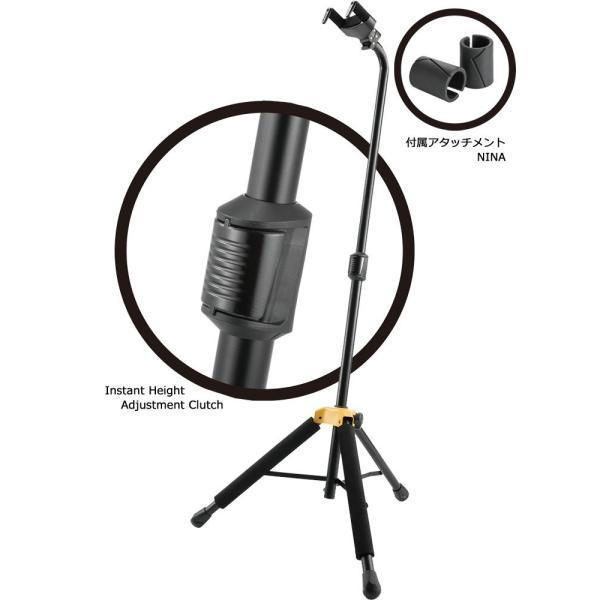 ハーキュレス HERCULES ギタースタンド GS414B PLUS アコースティックギター エレキギター ベース用スタンド オートグラブ ...