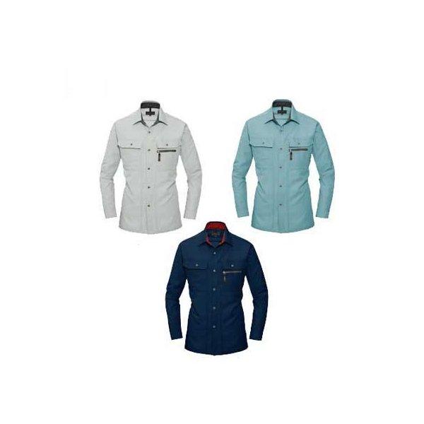 作業着 作業服 作業長袖シャツ BURTLE バートル 通気性 7033 メンズ 春夏素材 涼感 M L LL 3L : ライフショップmerry - 通販 - Yahoo!ショッピング