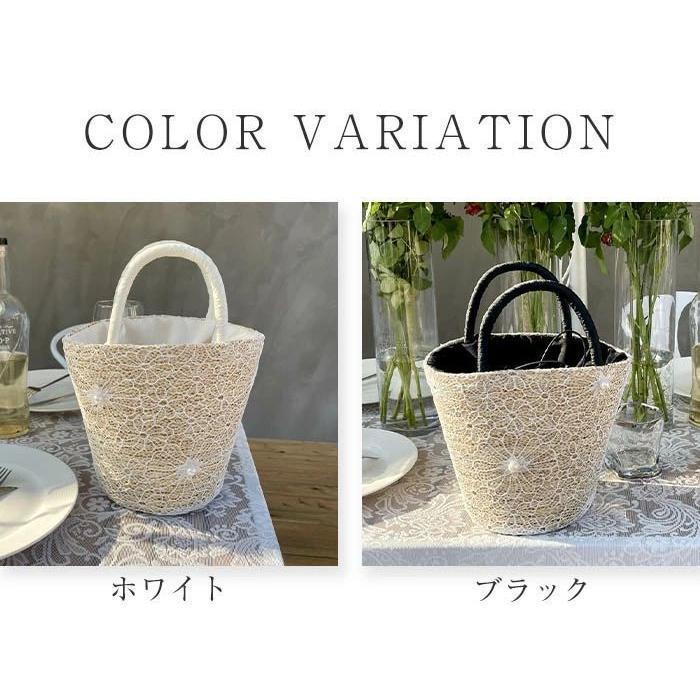 かごバッグ バケツ型 バッグ レディース レース 籠バッグ 小さめ 軽量 カゴバッグ 手提げ 夏バッグ 軽い 浴衣バッグ 巾着 大人 可愛い 編みバッグ 浴衣 : Merry Factory ...