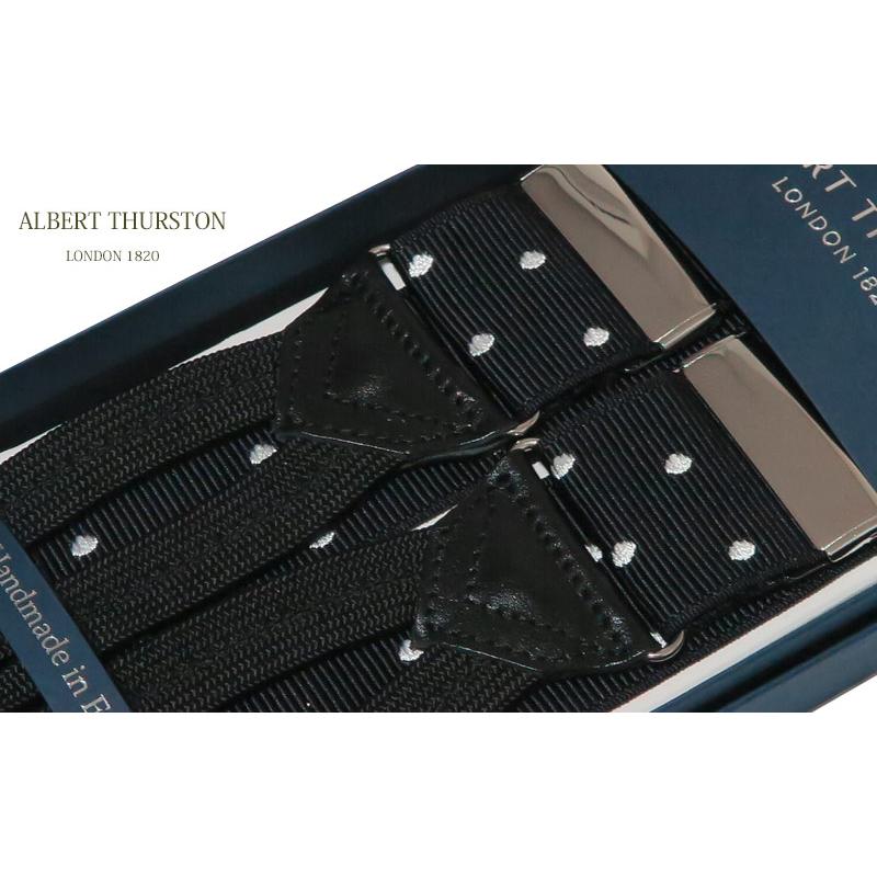 albert thurston ALBERT THURSTON アルバートサーストン サスペンダー 帯幅40mm SP-1052 ( ブラック ...